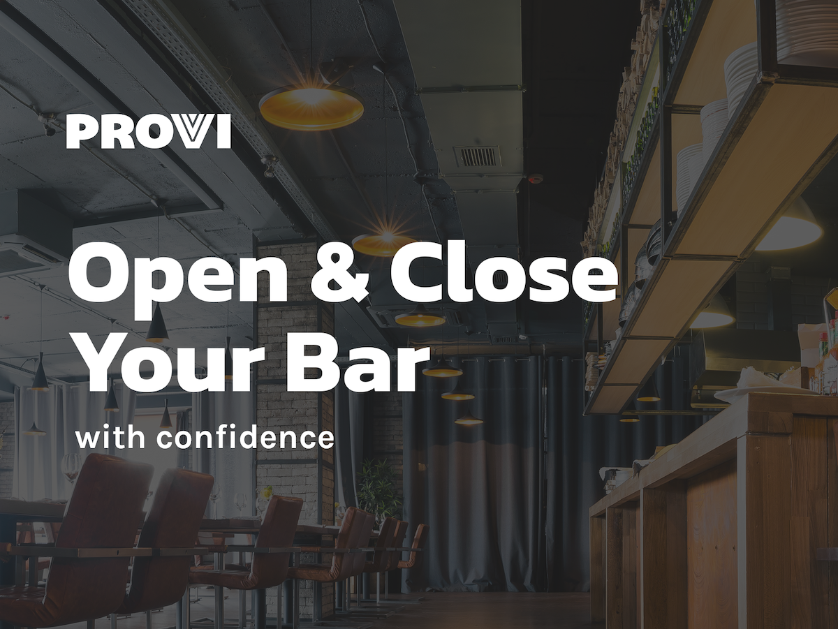 Bar Opening & Closing Checklist